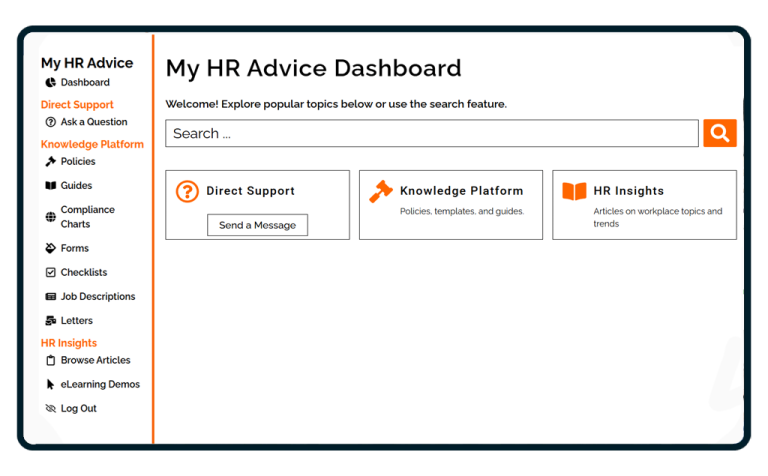 HR Proactive – Main Page