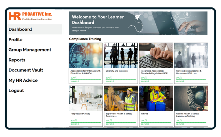 HR Proactive – Main Page